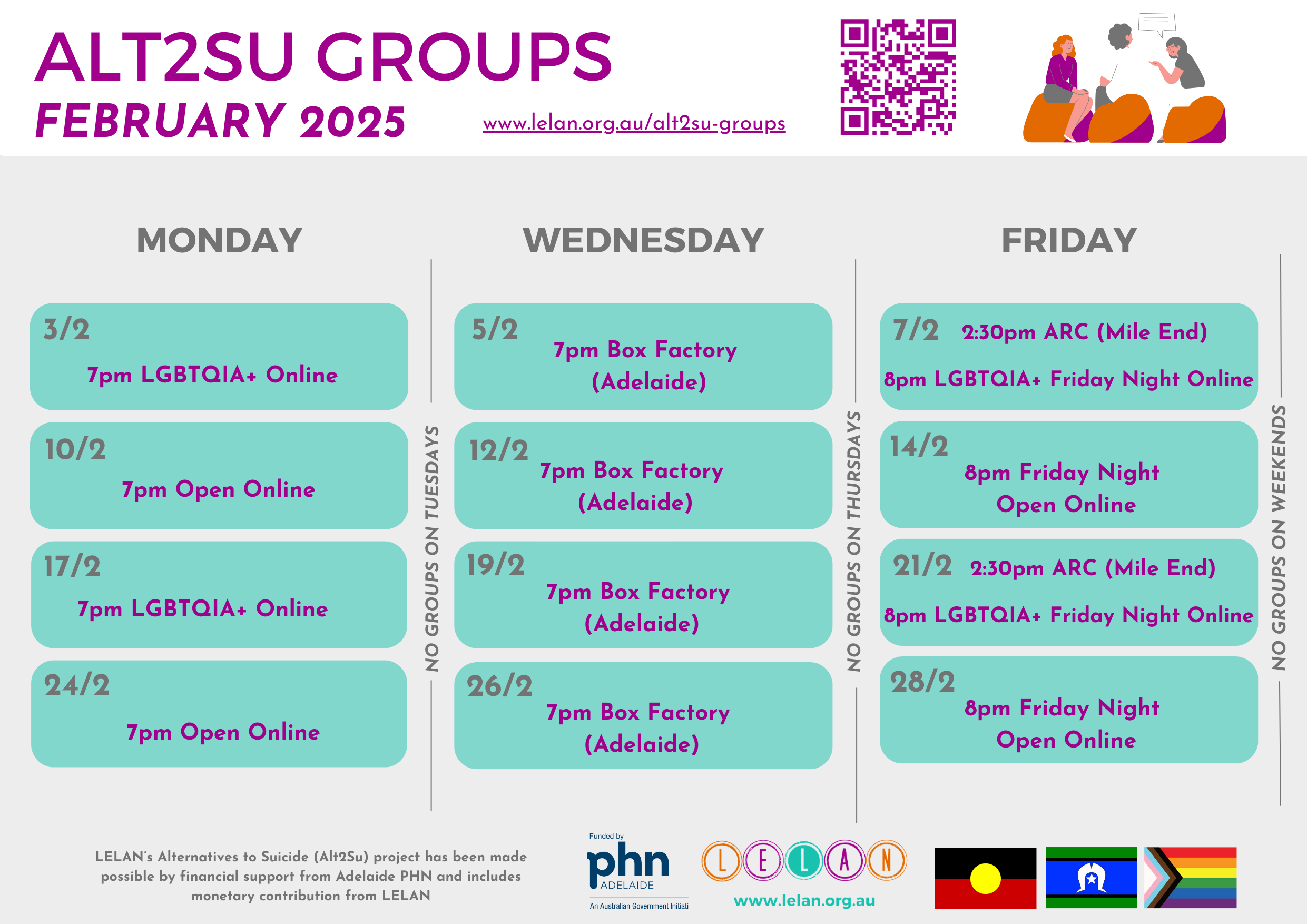 3 day calendar | LELAN